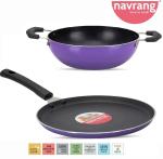 Buy NAVRANG PTFE Non-Stick Purple Aluminium Cookware Sets, 2 L (pack of ...