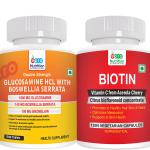 Buy Pronutrition Glucosamine Hcl With Boswellia + Biotin (Pack of 2 ...