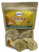 Buy Veganic Sabudana Flower Fryums | Big Sago Jalebi Fryums Papad | 3D Snack With Tastemaker ...