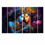 Buy KUBE Eternal Love: Radha Krishna 7 mm MDF Sparkal Lamination Full ...
