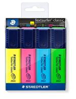Buy STAEDTLER Textsurfer Classic 364 WP4 Chisel Tip Highlighter Pen ...