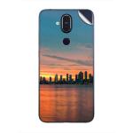 Buy GADGETSWRAP Printed Vinyl Skin Sticker for Nokia 8.1 - downtown ...