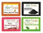Buy HerVeda Organic Handmade Herbal Soap Combo | Alovera and Neem, Rose ...