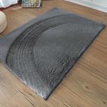 Buy LUXE HOME INTERNATIONAL Ruffle Bath Mat Rabbit Fur 1000 GSM Anti ...