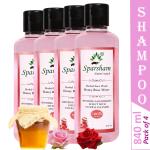 Buy Sparsham Natural Honey Rose Water Face Wash Pack Of 4 (840ml ...