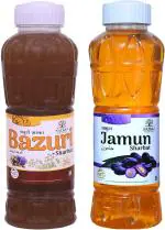 Buy NATRAJ The Right Choice Bazuri and Jamun Sharbat 750 ml Each (pack ...
