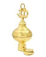 Buy DMI’s Gold Brass Akhanda Jyothi Diya with Perfect Cup 1.5L Online ...
