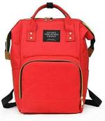 Buy Cuteably Red Diaper Bag Backpack Large Trendy Baby Mother Smart ...