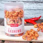 Buy J J Crunch N Munch Red Chilli Flavoured Delicious Cashew | Kaju ...