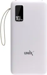 Buy Unix 10000 mAh Power Bank (Fast Charging) (White, Lithium Polymer ...