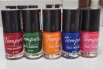 Buy Temper Classic Morden Nail Paint Combo 5 Colors Red,Dark Green ...
