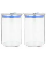 Buy Home Pro Blue Plastic Unbreakable Storage Container 900ml (Pack of ...