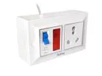 Buy Palfrey Extension Board - 16A Socket & 16A MCB Switch with 20 meter ...