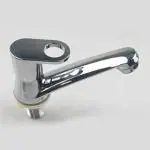 Buy BATH GURU Silver Chrome Finish Stainless Steel Pillar Cock Tap ...