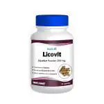 Buy Healthvit LICOVIT Licorice Powder 250 mg Supplement 60 Capsules ...