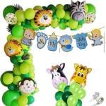 Buy GROOVY DUDZ 6 Month Birthday Decoration for Baby Boy & Girls Jungle ...