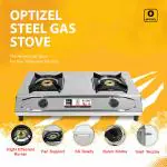 Buy OPTIZEL TRIPOLI 2Burner Stainless Steel LPG Gas Stove I Manual ...