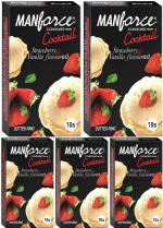 Buy Manforce Strawberry & Vanilla Dotted-Ring Cocktail (5 Boxes, 10 ...