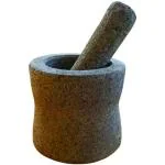 Buy Subaa Mortar and Pestle Set/Ural/Idikallu/Okhli Stone Masher for ...