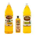 Buy TOPALE'S Premium Wooden cold Pressed White Sesame 1 Ltr+ Almond ...