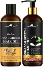 Buy Park Daniel Pure And Natural Onion Fenugreek Oil And Activated ...
