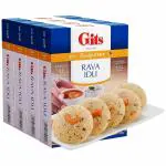Buy Gits Instant Rava Idli Breakfast Mix | 800g (Pack of 4, 200g Each ...