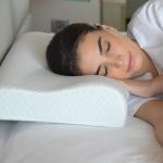 Buy Sleepsia Contour Cervical Gel Memory Foam Orthopedic Pillow - Neck ...