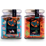 Buy MyFy Flavoured & Roasted Nuts - Peri Peri Almonds & Chilly Garlic Cashews - 100Gm Each ...