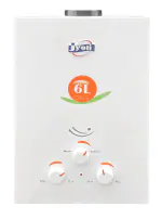 Buy Jyoti Gas Appliances Deluxe LP Instant Gas Geyser/Water Heater | ISI Marked Heating Element ...