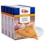 Buy Gits Instant Rava Dosa Breakfast Mi | 800g (Pack of 4, 200g Each ...