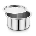 Buy Prabha Stainless Steel Induction Base Orion Tope, Topiya, Handi ...