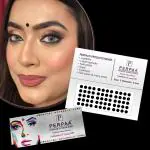 Buy PERPAA Kumkum Black Round Bindi Book for Ladies Forehead (Stick On ...
