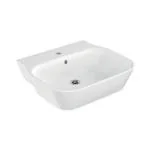 Buy KOHLER SPAN Series Wall Mounted WASH BASIN (White) With Faucet Hole ...