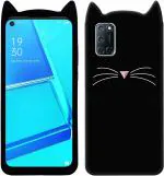 Buy AmericHome Oppo A52, Model CPH2061 Black Rubber Shock Proof Mobile ...