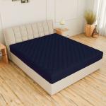 Buy Curious Lifestyle Blue Cotton Mattress Protector QMT-03 Online at Best Prices in India ...