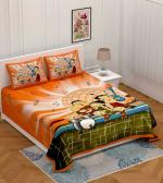 Buy Sugun Multicolor Cartoon Cotton Bedsheet (230 X 210 cm) Online at ...