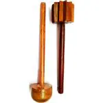 Buy Jayam Traditional Combo Wooden Hand Masher/Dal/Lassi Ghotni Online ...