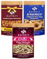 Buy SoftArt Dry Fruits Combo Of Californian Badam,Afghani Figs (Anjeer ...