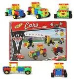 Buy Nabhya Multicolor Plastic Clix Car Interlocking Educational ...