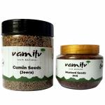 Buy Vamitv Combo Of Whole Jeera,rai Seed 400 g (Pack Of 2) Online at ...