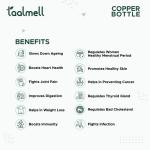 Buy Taal Mell Copper Bottle 1 Ltr with Copper Purity Guarantee ...
