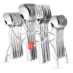 Buy Slim Line - 6 Dinner Spoon, 6 Fork, 6 Teaspoon & 6 Baby Spoon & 1 ...