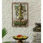 Buy Sangariya Udhyog Handmade Wrought Iron Lord Ganesha Wall Art In ...