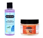 Buy SHEER SECRET Shikakai Powder 200g and All in 1 Shampoo 200ml Online ...