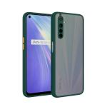 Buy INDIACASE Realme XT Green Translucent, Shockproof, Hard Back Cover ...