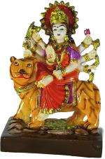 Buy G-Srijan Marble Dust Nav Durga Devi Sherawali Mata Murti Statue for ...