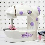 Buy Rilson MINI PORTABLE SEWING MACHINE WITH SPEED CONTROLLER & ADAPTOR ...