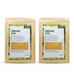 Buy Leap Club Fresh Arhar Dal from Organic Farm Unpolished, 2 kg Online ...