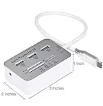 Buy Tech Gear 7 in 1 Ultra Fast Speed Card Reader for Laptop, PC ...