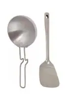 Buy GOODFEEL Aluminium Tadka Pan With Stainless Steel Palta Spoons and ...
